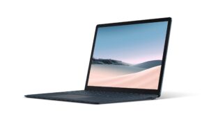 microsoft surface laptop 3 – 13.5" touch-screen – intel core i7 - 16gb memory - 256gb solid state drive (latest model) – cobalt blue with alcantara (renewed)