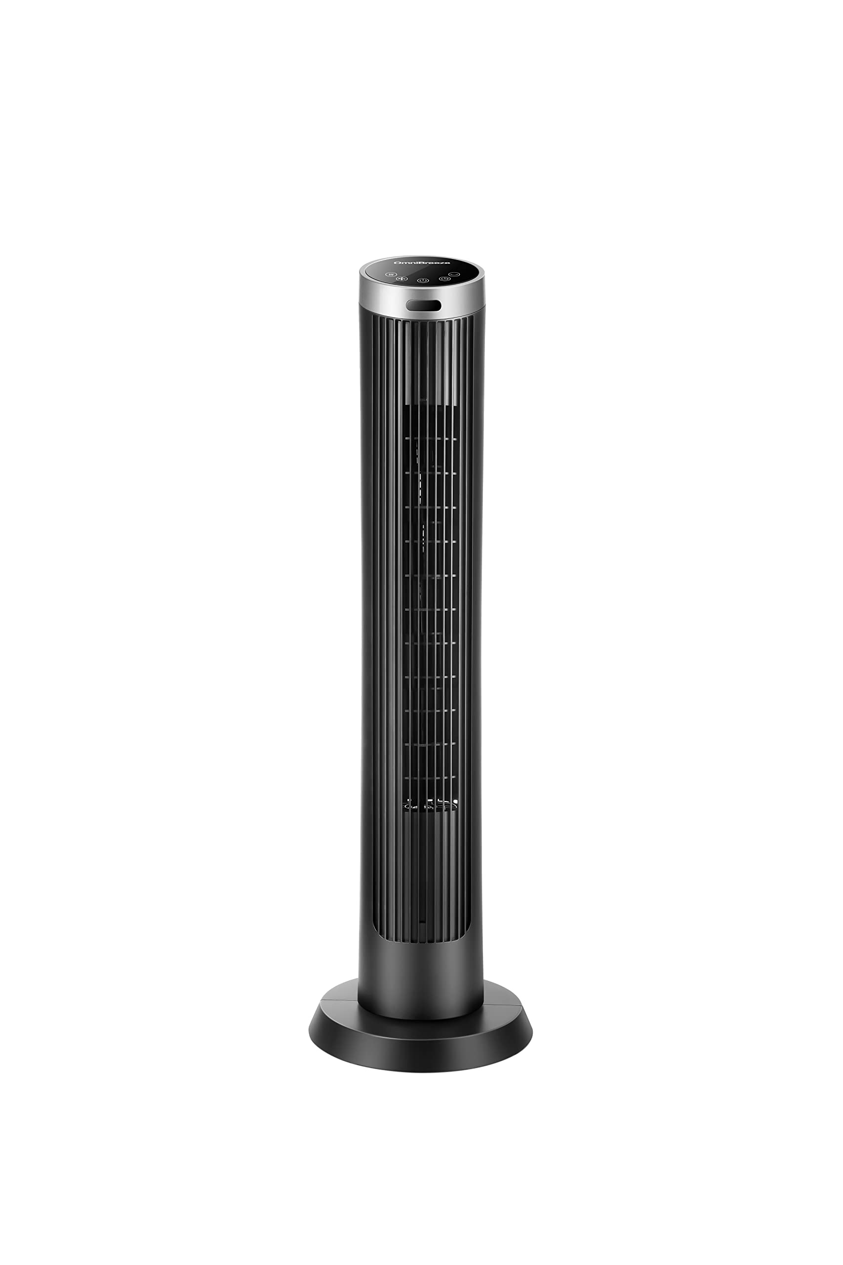 OmniBreeze Digital Electric Tower Fan, with Remote Control, LED Display, Standing Bladeless Floor Fans Cooling and Quite Indoor Living Room Bedroom use (40 Inch)