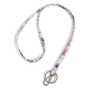 vera bradley women's cotton lanyard, hummingbird park, one size