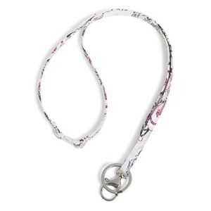 vera bradley women's cotton breakaway lanyard, hummingbird park, one size