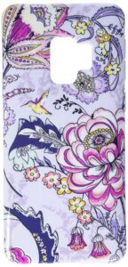 vera bradley women's protective phone case, hummingbird park, samsung s9