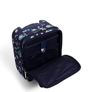 Vera Bradley Women's Softside Underseat Rolling Work Bag, Navy Garden, One Size