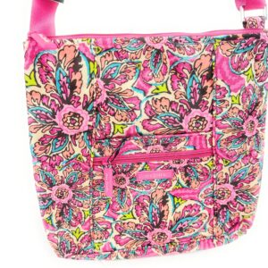 Vera Bradley Lighten Up Hipster Womans Crossbody Bag Handbag Sunburst Floral