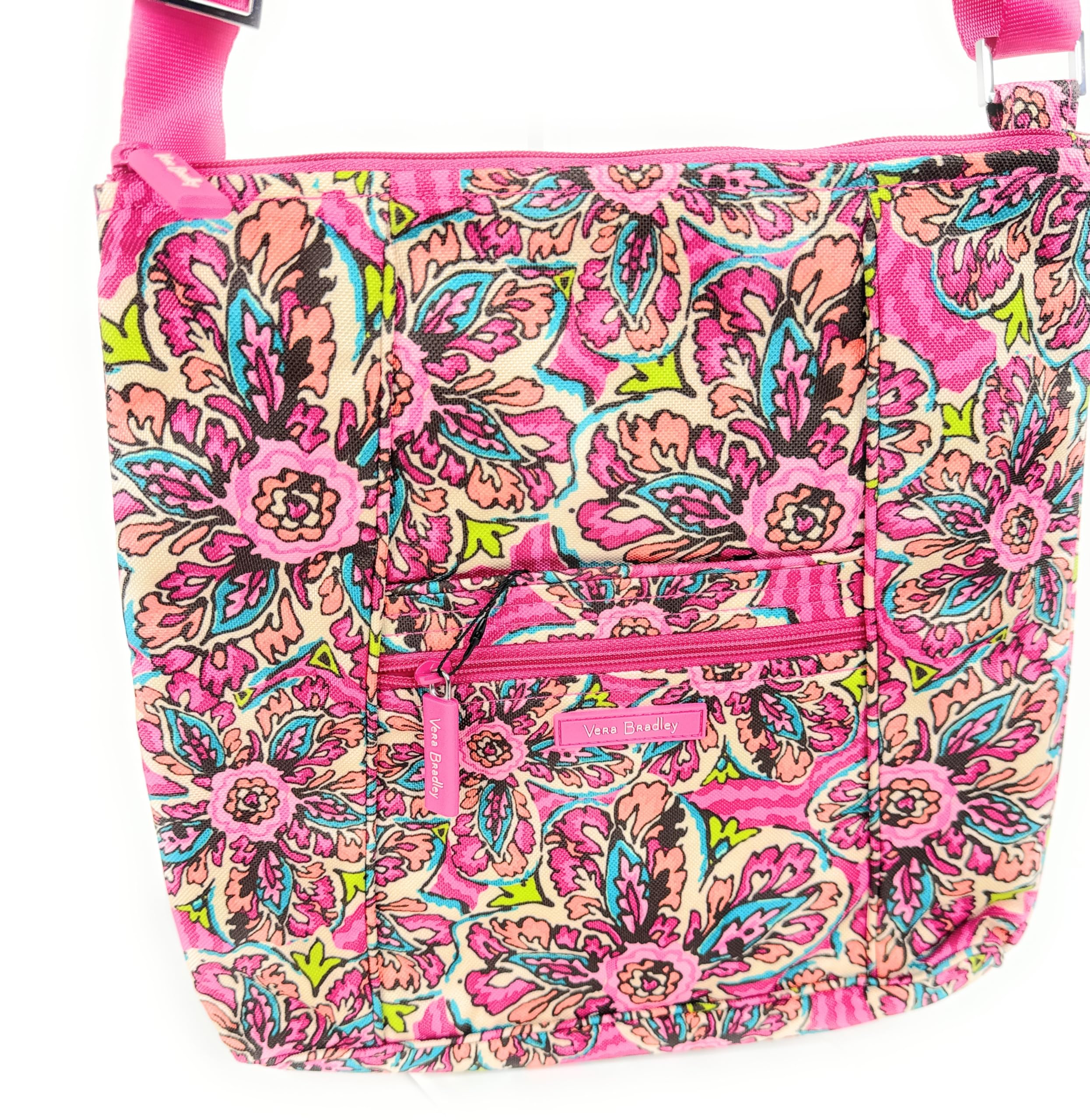 Vera Bradley Lighten Up Hipster Womans Crossbody Bag Handbag Sunburst Floral