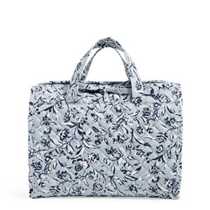 vera bradley women's cotton hanging travel organizer, perennials gray - recycled cotton, one size