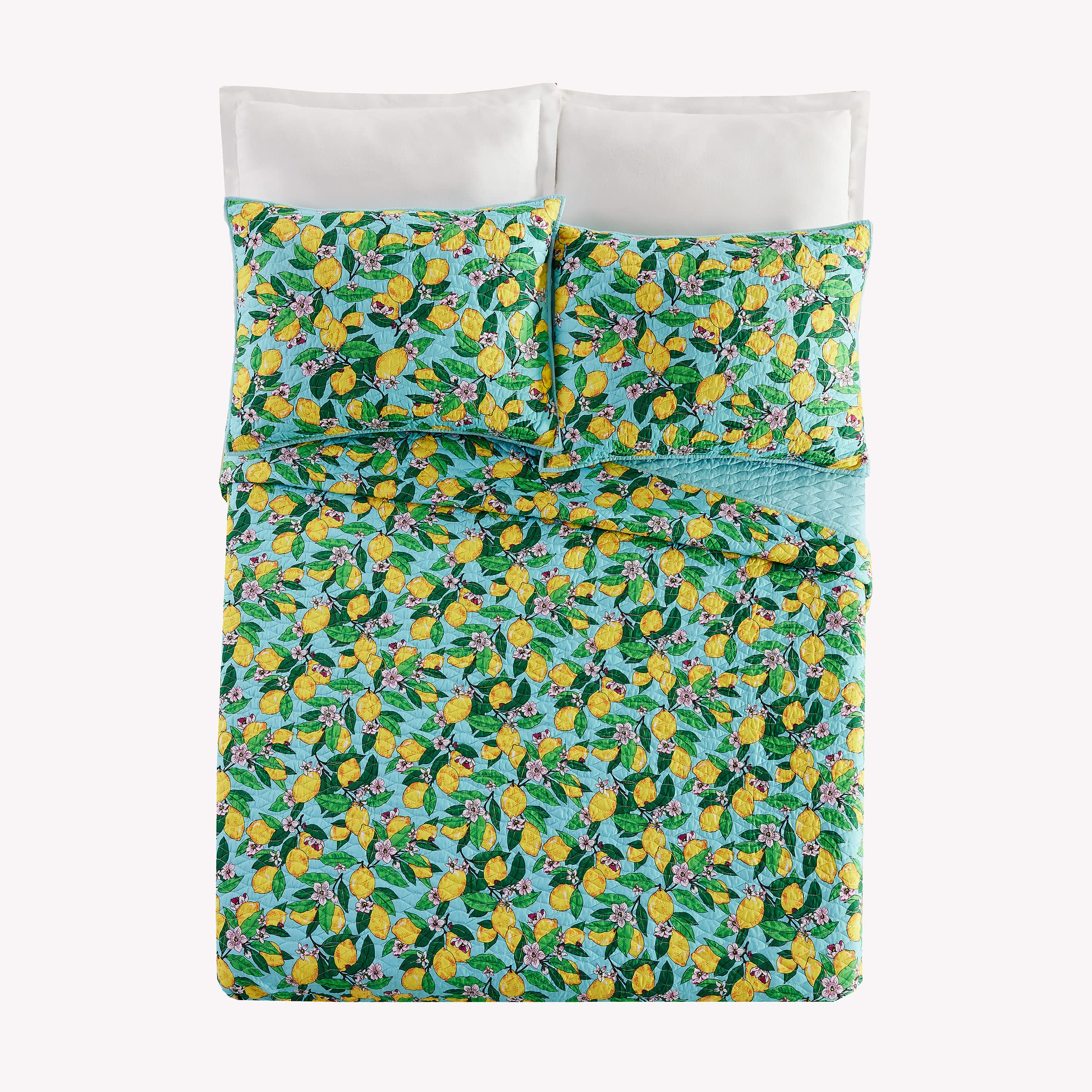 Vera Bradley When Life Gives You Lemons 3-Piece Quilt Set, King