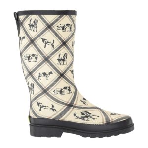 Western Chief Printed Tall Rain Boot Country Cows 10 M