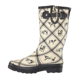 Western Chief Printed Tall Rain Boot Country Cows 10 M