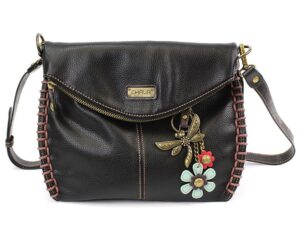 chala charming crossbody bag with dragonfly black