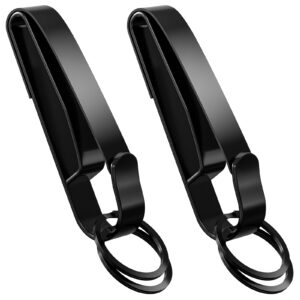 sfyhork duty belt key holder, 2pcs superior key ring holder, upgraded quick release belt key clip with keyrings for police, law enforcement and workers