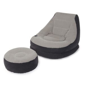 intex inflatable ultra lounge with ottoman