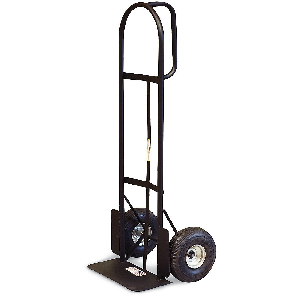 Milwaukee Hand Trucks 30029 D-Handle Truck with 18-Inch Toe Plate and Pneumatic Tires