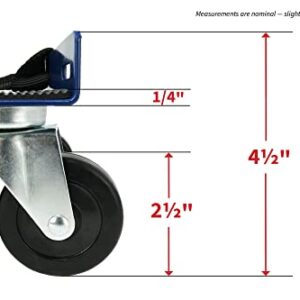 Shepherd Hardware 9298 Snowmobile Dolly Set, 1000-lb Load Capacity , Blue