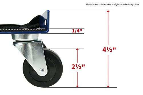 Shepherd Hardware 9298 Snowmobile Dolly Set, 1000-lb Load Capacity , Blue