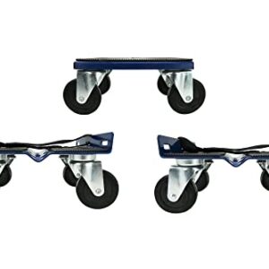 Shepherd Hardware 9298 Snowmobile Dolly Set, 1000-lb Load Capacity , Blue