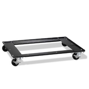 hirsh industries commercial cabinet dolly, 5-1/2 by 27 by 5-1/2-inch, black