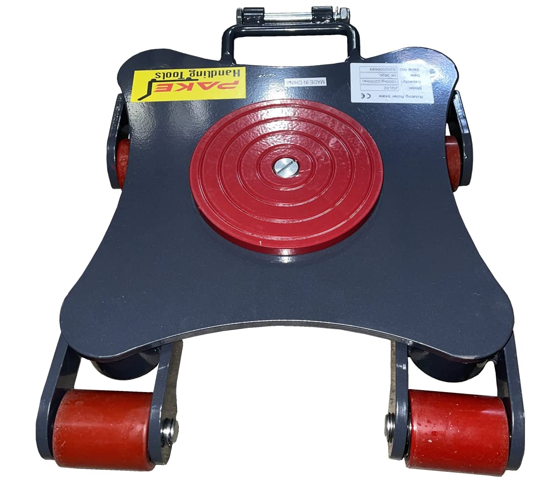 Rotating Machine Dolly (1100lb-8800lb) Multi-Direction 360° Rotation Pake Handling Tools (2200 lbs)