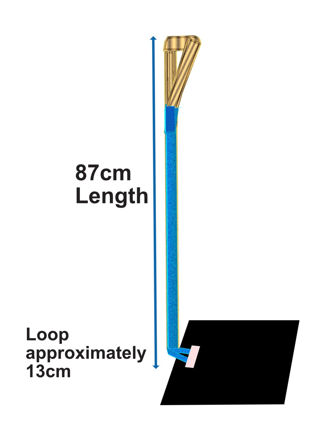 Safepul Dolly Strap 100cm x 25mm width strap ideal for lifting the dolly over steps - EN-12195 standard