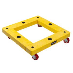 trimate kd furniture dolly, 300lbs, square: 16”x16”, multicolor