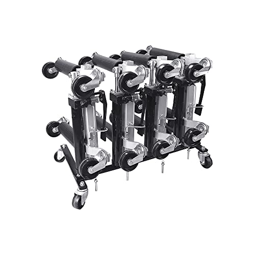 HPDMC Car Dolly Rack - 4 Dolly Capacity - Go Jack Dolly - Storage Rack