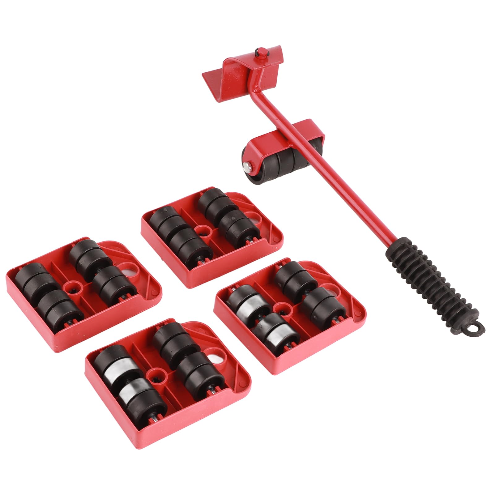 5Pcs Furniture Lifter Mover with Universal Wheel Dolly, 200kg Bearing for Sofa Table Cabinet, Simple Moving, Sturdy Structure