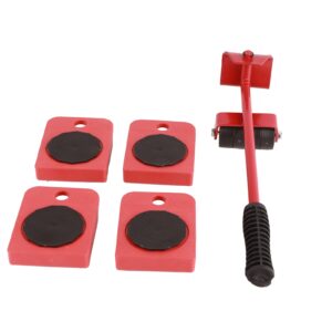 5Pcs Furniture Lifter Mover with Universal Wheel Dolly, 200kg Bearing for Sofa Table Cabinet, Simple Moving, Sturdy Structure