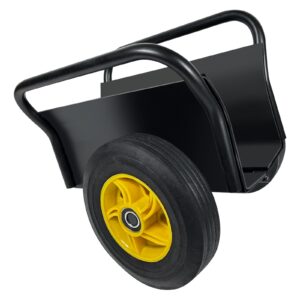 devalley panel dolly,heavy duty slab dolly,10" solid rubber tires wheels,1000lbs load capacity all terrain moving cart with handle for drywall sheet heavy appliance & material