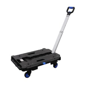 leadallway folding hand truck dolly cart,collapsible luggage cart,multiple carts assembly feasible 300lbs