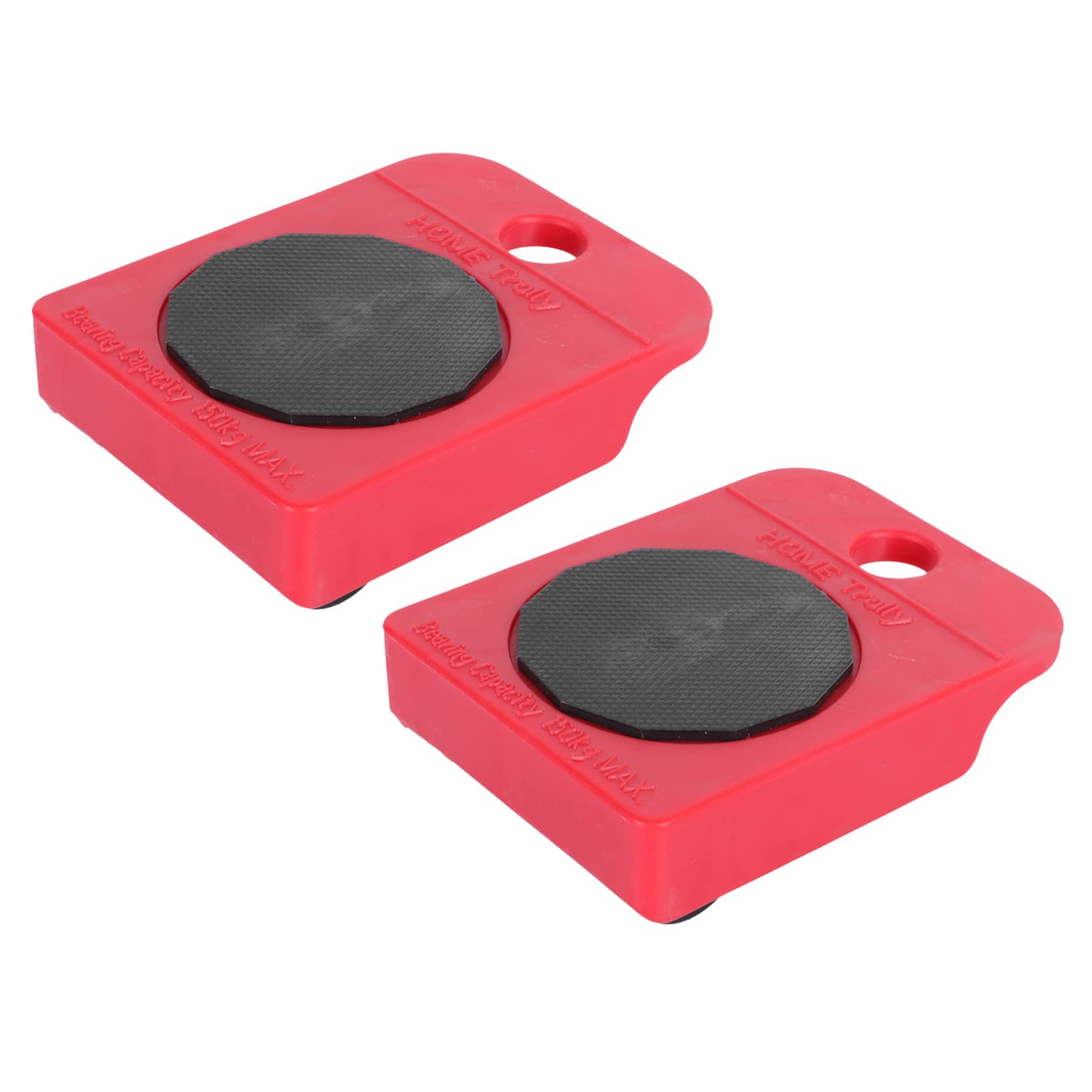 2pcs Plastic Wheel Furniture Mover Dolly Moving Furniture Tool Wheel Furniture Dolly Square Dolly Plate Wheel Dolly Moving Appliances Dolly Tool Furniture Mover's Dolly Small Mover