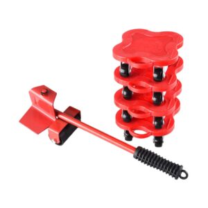 1 set moving tools bed moving shifter moving pulley office furniture moving tool heavy furniture moving tool furniture carrier furniture moving device pry bar moving pad slider