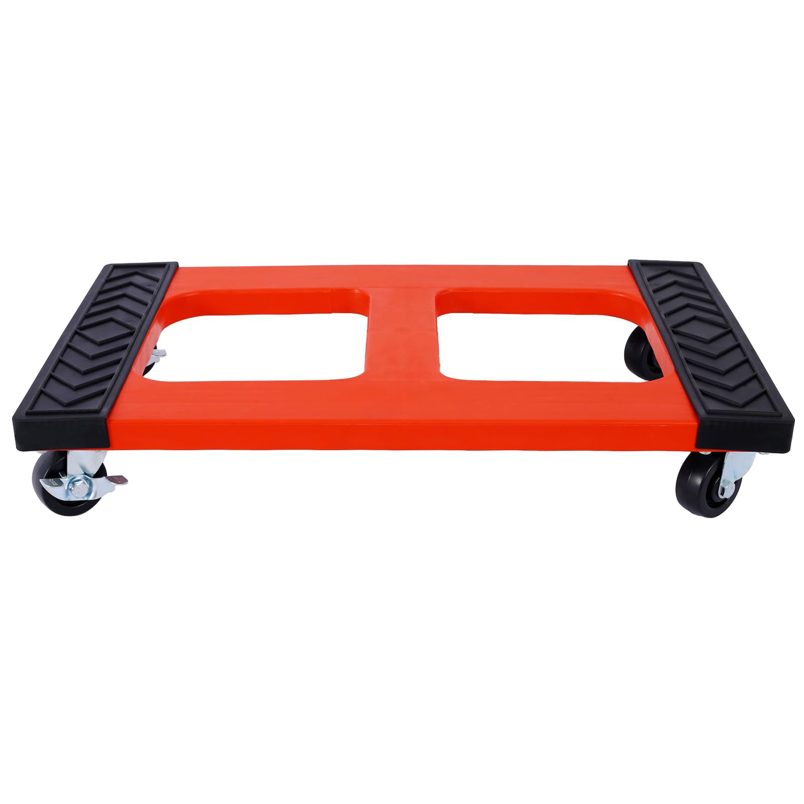 Furniture Mover Dolly with Non-marking Diamond-tread Rubber Pads 1200Lbs Capacity Nonporous Surface Multifunctional Service Cart Moving Dolly with 4 Wheels For Furniture Appliance Refrigerator Cabinet