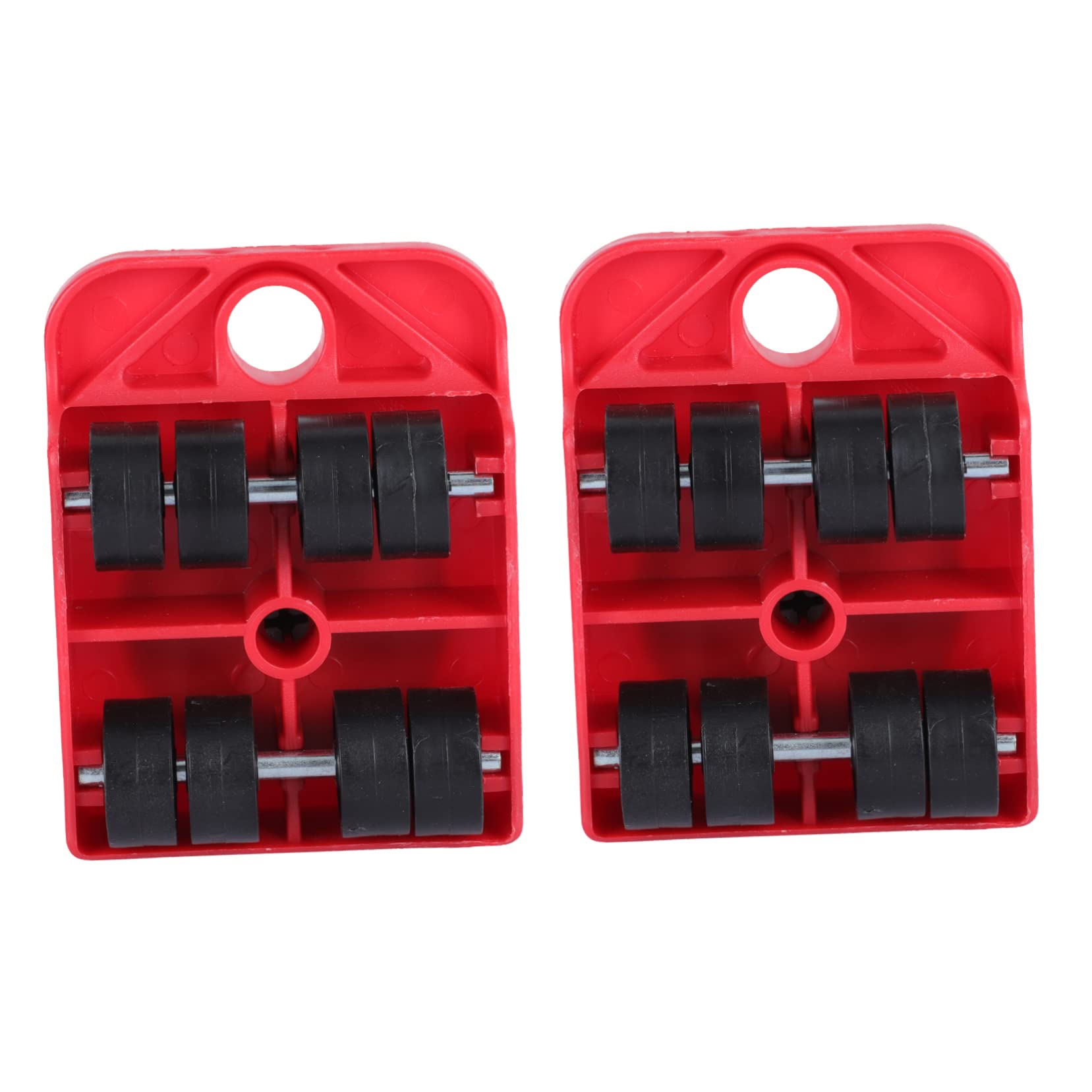 CLISPEED 2pcs Plastic Wheel Furniture Heavy Duty Dolly Small Mover Rotating Tea Pot Transport Roller Dolly Movers Dolly Small Hand Truck T Tool Hand Trucks Heavy Duty Square Mobile Car