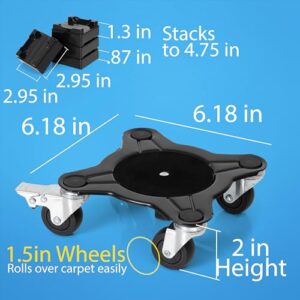 Heavy Duty Furniture Movers with Wheels-Set of 10, Furniture Dolly&Lifter Tool with 2000 lbs Load Capacity, Easy Sliders Dolly for Moving Appliances, Sofa, Tables, Refrigerators, Cabinet, and Piano