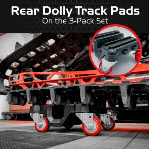 Caliber Rover 360 Snowmobile Dolly, Heavy-Duty Casters Hold 1,500 LBS, 3-Pack