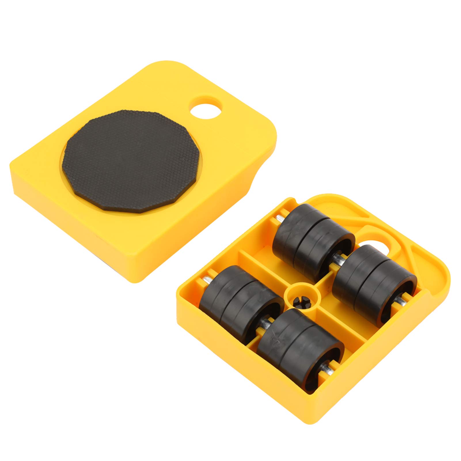 Furniture Lifter Tool, 150kg Bearing ABS Plastic Smoothing Wheel Increase Friction Furniture Transport Set for Heavy Objects