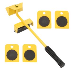 Furniture Lifter Tool, 150kg Bearing ABS Plastic Smoothing Wheel Increase Friction Furniture Transport Set for Heavy Objects