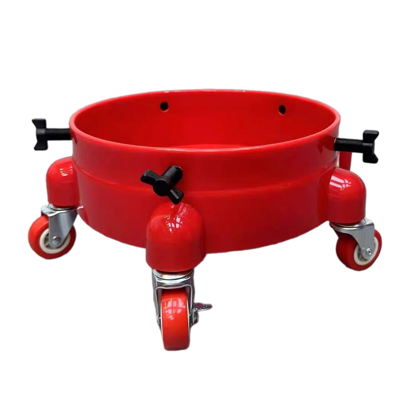 Okiyakusama Car Wash Bucket Dolly Rolling Bucket Dolly Portable Detailing Tool Heavy Duty Auto Accessories for Car Washing