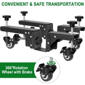 Heavy Duty Panel Dolly, Slab Dolly, Adjustable Door Dolly with Wheels, Door Installation Kit for 1-3/8 to 2-1/4 Inch Door Panel