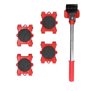 munefe furniture lifter mover tool, heavy duty handlin tool base, heiht mover tools with 4 sliders for heavy furniture