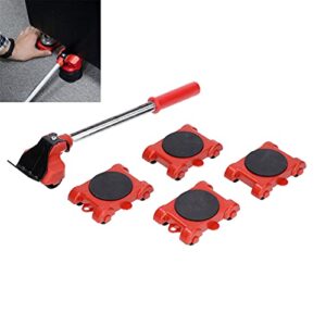 MUNEFE Furniture Lifter Mover Tool, Heavy Duty Handlin Tool Base, Heiht Mover Tools with 4 Sliders for Heavy Furniture