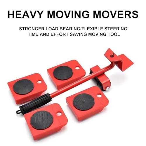 Furniture Mover Pro Set-Wheels & Furniture Lifter Set-Furniture Dolly-Effortless Furniture Transport-Furniture Appliance Sliders Movers Lifter Mover Dolly Rollers Tool Set Heavy Duty of 4 Wheel