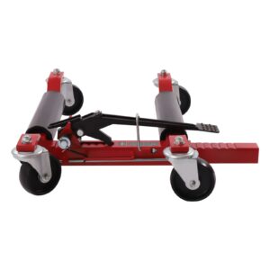 Fronimo 1500lb Truck Car Wheel Ratchet Type, Moving Dolly Ratcheting Wheel Dolly Auto Vehicle Positioning Moving Lift Jack for Parking Lots Towing Companies Car Showrooms