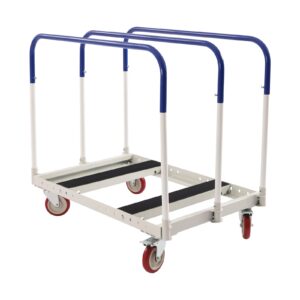 banebone heavy duty planks cart trolley 1000 lbs steel panel truck trolley large capacity panel truck adjustable low noise w/ 4 swivel casters for transport heavy objects planks