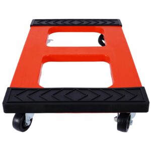 furniture moving dolly - 1200 lb capacity, heavy duty with non-marking rubber pads, 30 in x 18 in