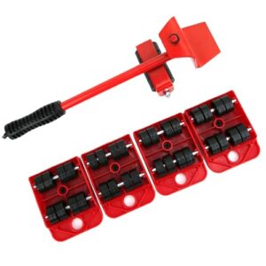 akozon heavy duty furniture mover tool - transport shifter with rolling wheels for easy furniture relocation