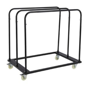 steel panel truck, 1500 lbs panel dolly cart with 5" swivel casters and 36.02" x 24.02" deck, heavy-duty drywall sheet cart, handling wall panel, sheetrock, lumber for garage, home, warehouse