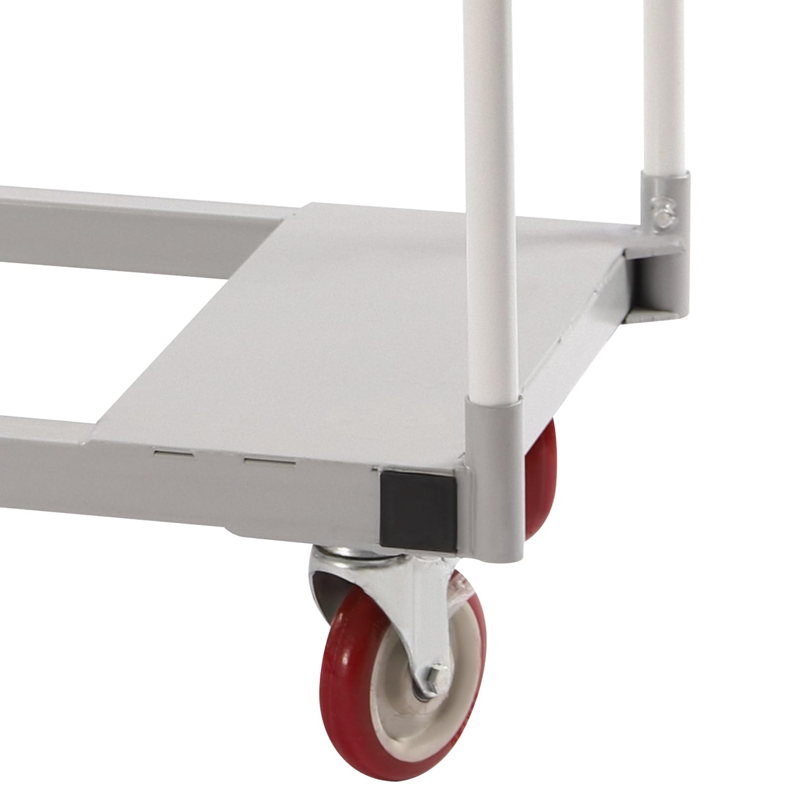 Panel Cart, 1500 Lbs Handling Service Rectangular Low Noise with 5 inch Casters Double Bearing Shaft Professional Cart W/Steel Frame Detachable Have Brakes Handling Wall Panel, Home, Warehouse