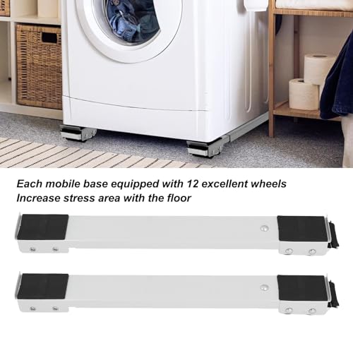 Extendable Mobile Appliance Rollers with Stability and Non Slip for Refrigerators, Washing Machines, and Furniture