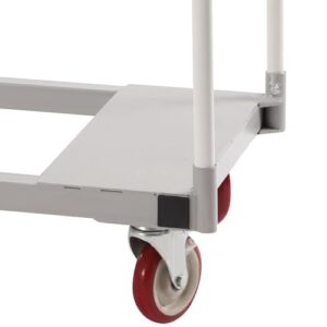 1500 Lbs Steel Panel Cart Dolly with Handles, 20" W x 35" H Panel Truck Cart with Steel Frame, Heavy Duty Platform Truck Cart, 4 Swivel Wheels, 5" Casters, for Warehouses, Garage, Workshop