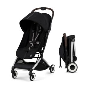 cybex orfeo ultra-lightweight travel stroller moon black